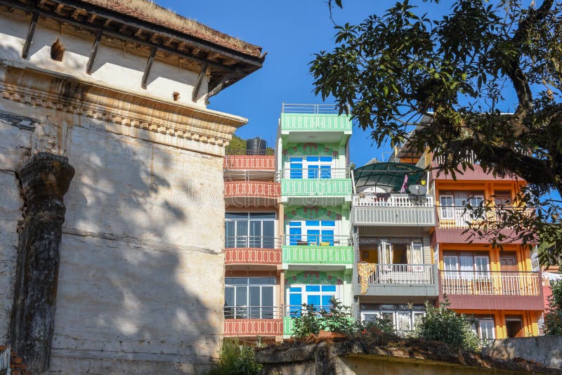Architectural Detail at the Town of Tansen in Nepal Editorial Photo ...
