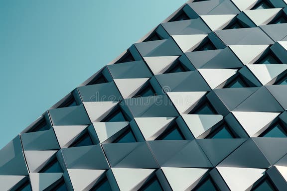 Architectural Detail of Triangular Patterns of a Building Stock ...