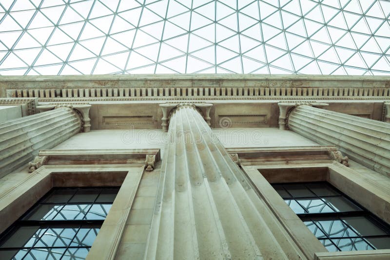 Architectural Details in British Museum, London Editorial Photo - Image ...