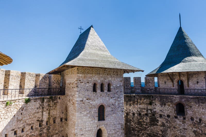 Medieval fort in Soroca stock photo. Image of moldova - 100737592