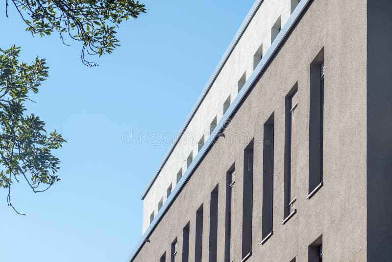 Architectural Details of Modern Building Stock Image - Image of surface ...