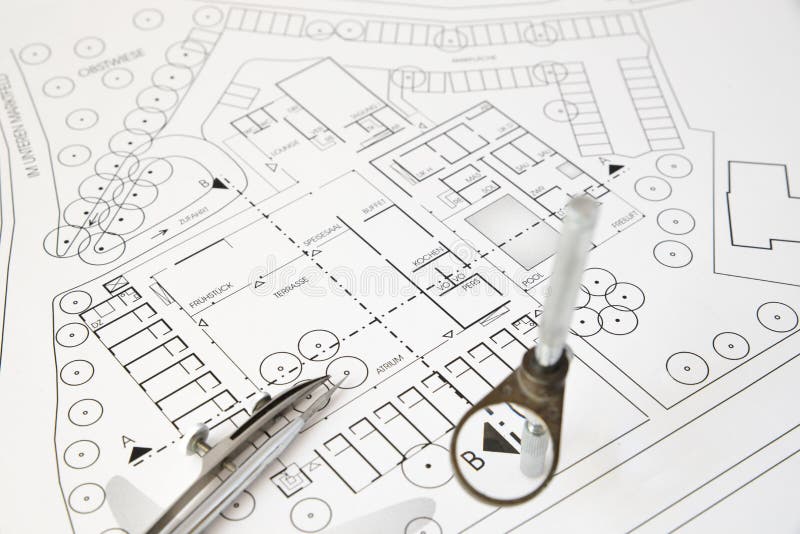 Architectural development stock photo. Image of drawing - 42630166