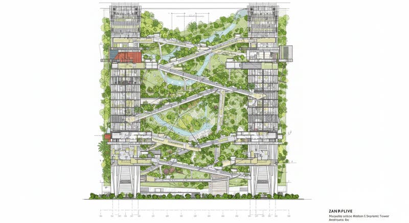 Diagonal Walkways Stock Illustrations – 18 Diagonal Walkways Stock ...