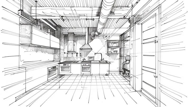 Architectural Drawing Background Stock Photo - Image of document ...