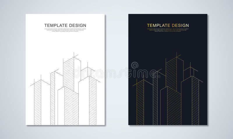 Architectural Drawing with Building Construction for the Book Cover ...