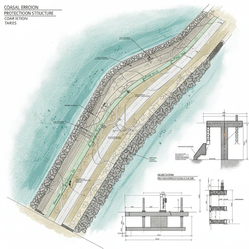 Coastal Erosion Study Beach Table Monitoring Coastal Erosion Analysis ...