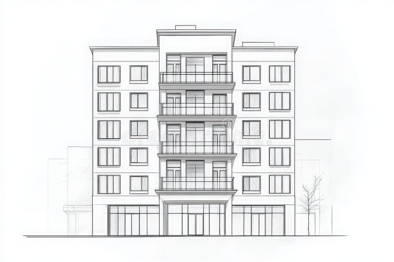 Clean and Minimalist Hotel Building Design Showcasing Modern ...