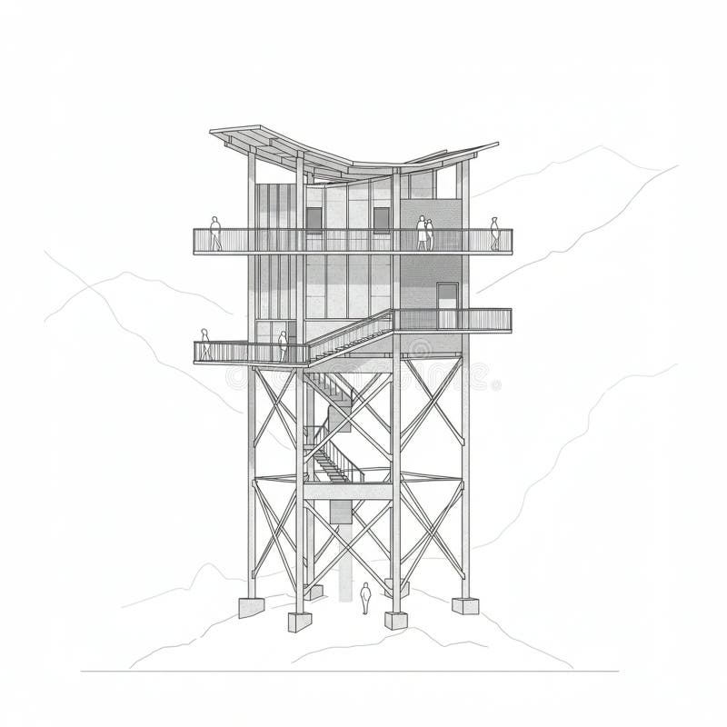 Architectural Drawing House Wall Stock Illustrations – 6,441 ...