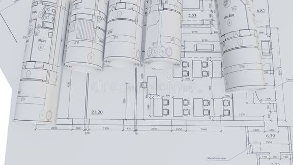 Rolled Architectural Stock Illustrations – 523 Rolled Architectural ...