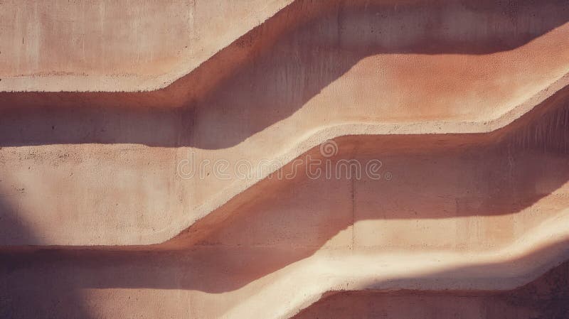 Architectural Earth Tones: Texture of Rammed Earth Clay Wall Stock ...