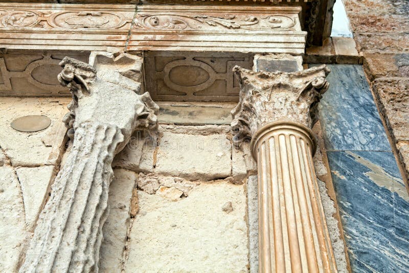 Architectural Elements of the Ancient Temple Stock Photo - Image of ...