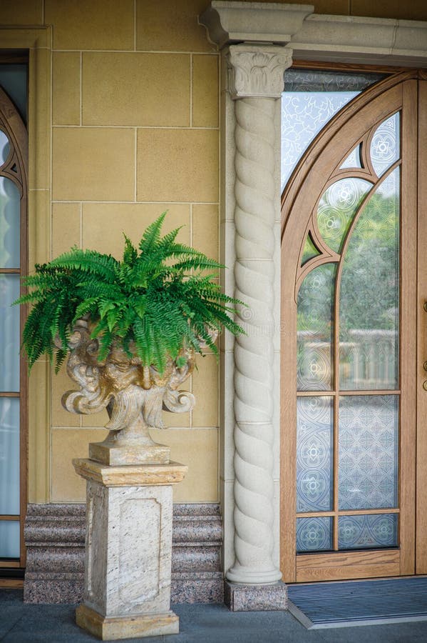 Architectural Elements of the Building and the Window Stock Photo ...
