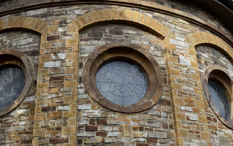 Architectural Elements, Windows, Facade.Protestant Church Kirchlengern ...