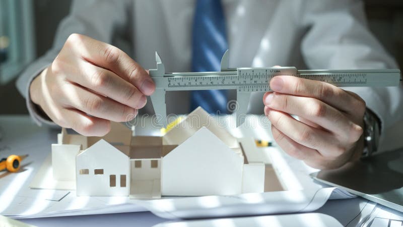 Architectural Engineer Man, Contractors, Designers, Sketches ...