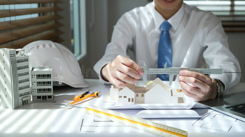 Architectural Engineer Man, Contractors, Designers, Sketches ...