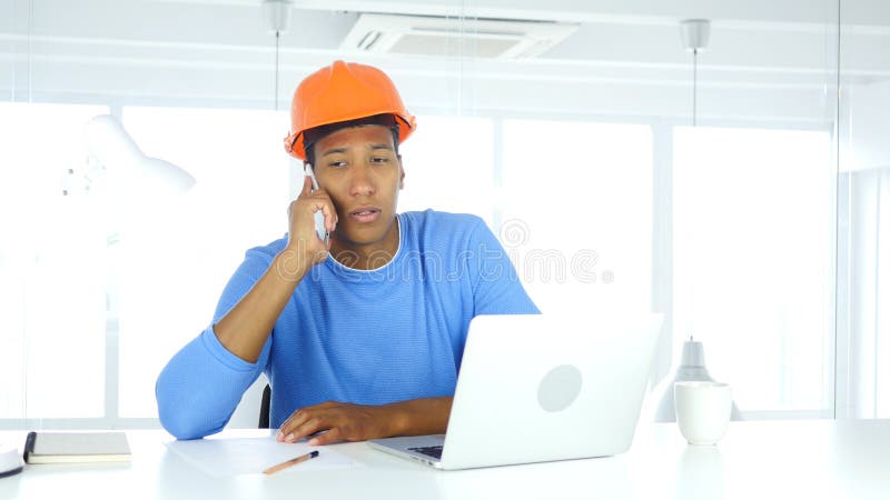 Architectural and Engineer Office Desk Background Construction Project ...