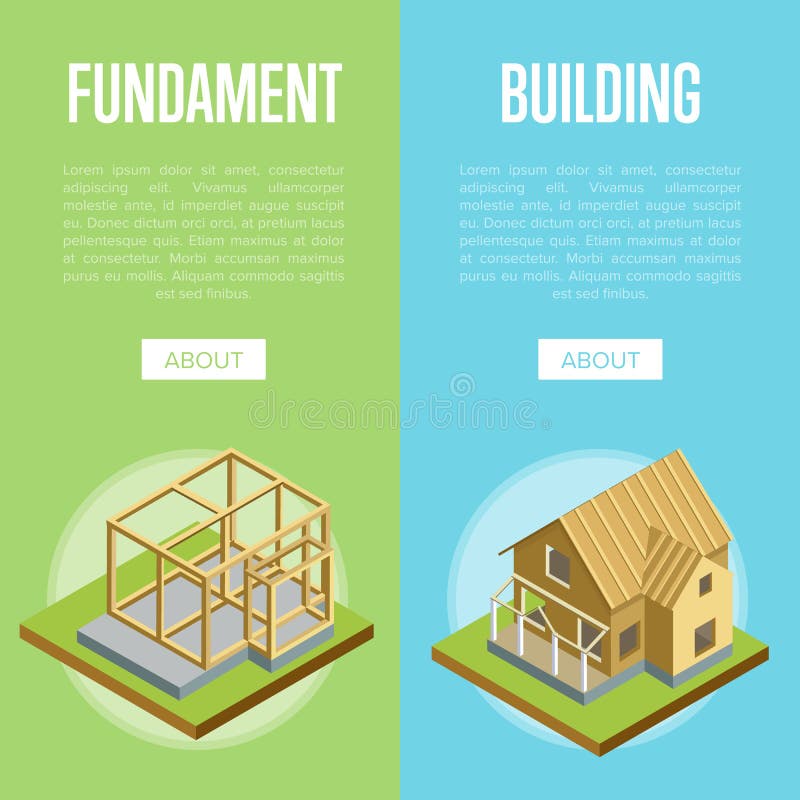 Architectural Engineering Isometric 3d Concept. Stock Vector ...