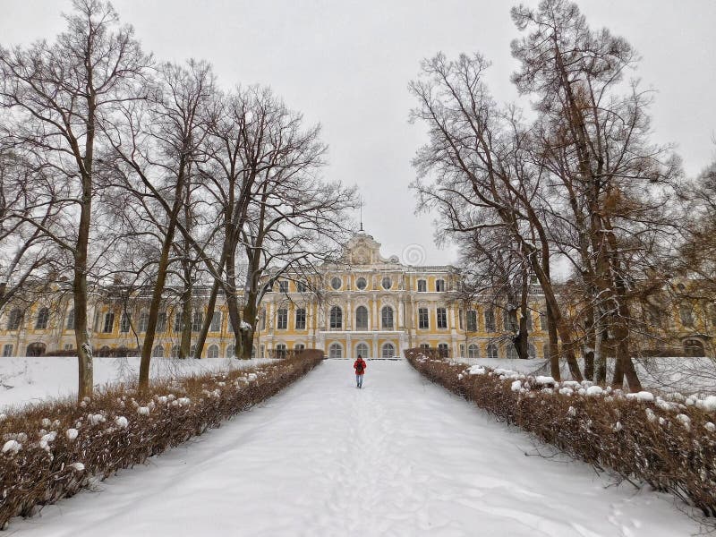 The Architectural Ensemble of Peterhof. Editorial Photo - Image of ...