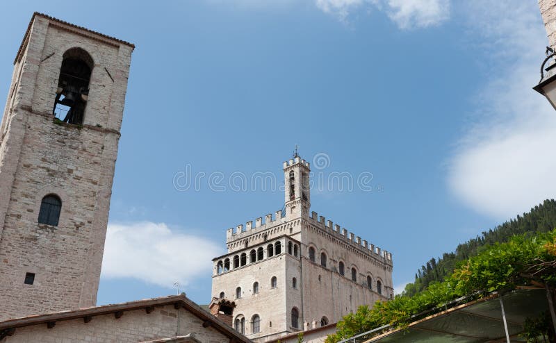 Architectural Features of Roman Medieval Style Castle or Fort Stock ...