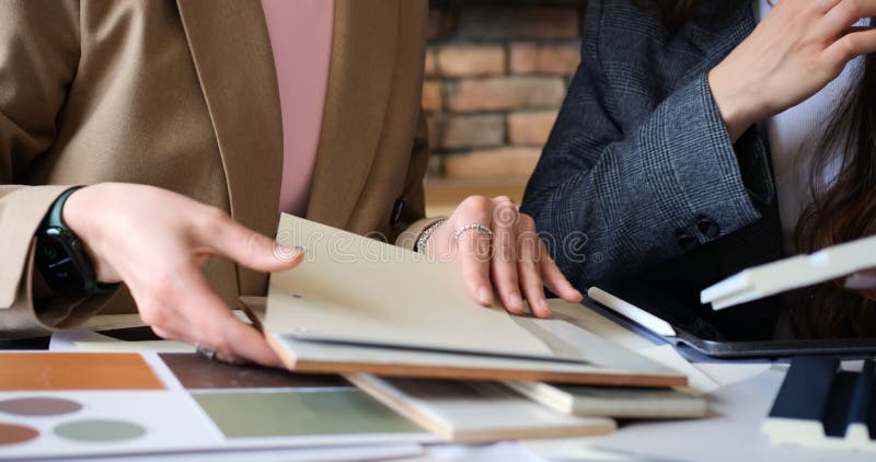 Architectural Firm Office with Team Architects Collaborating Building ...