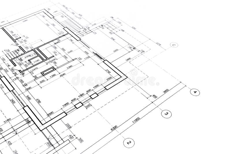 Architectural floor plans stock image. Image of blueprint - 55709497