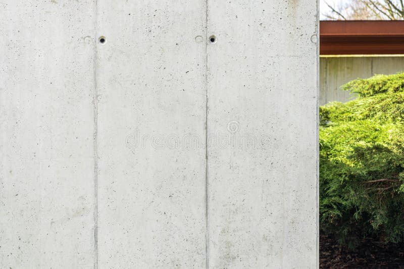 Architectural Formwork Concrete. Concrete, Gray Wall with Visible ...