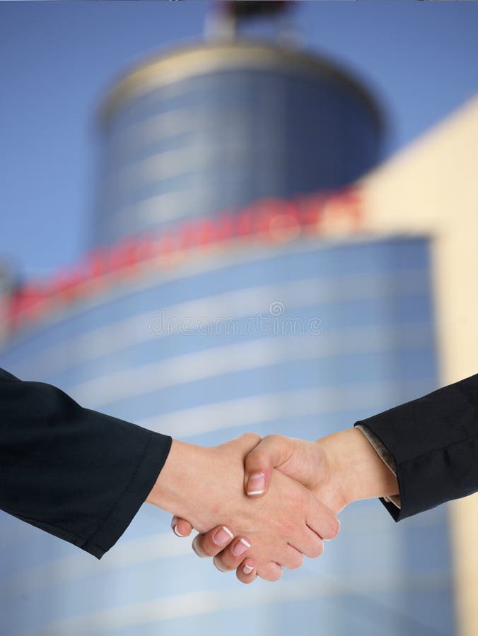 Promising handshake stock photo. Image of office, commerce - 2129314