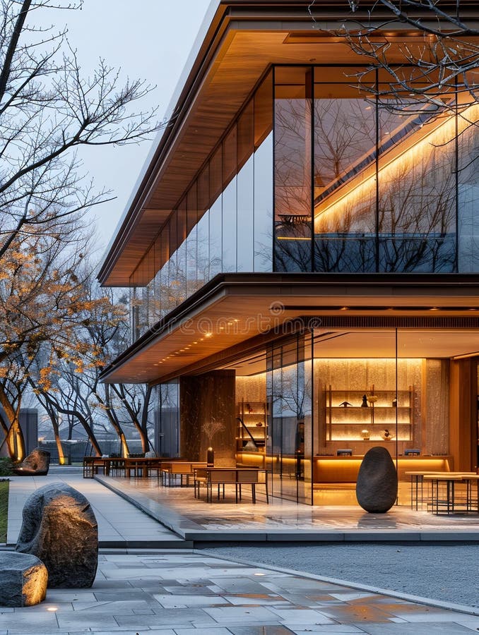 Architectural Harmony: Minimalist Design Meets Nature in Modern ...