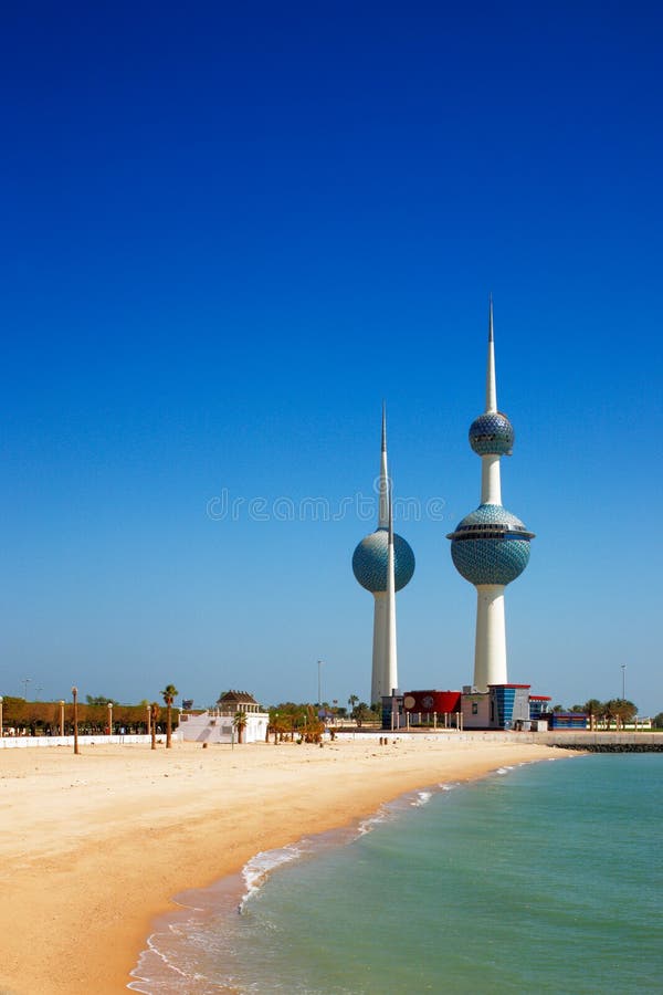 Architectural Icons of the Kuwait City Stock Image - Image of ...