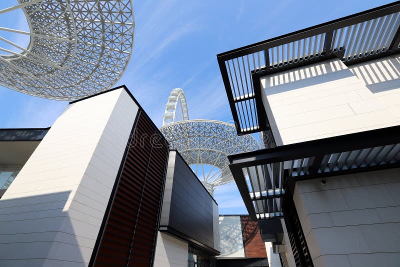 Architectural Illustration. Fragments of the Construction of Buildings ...