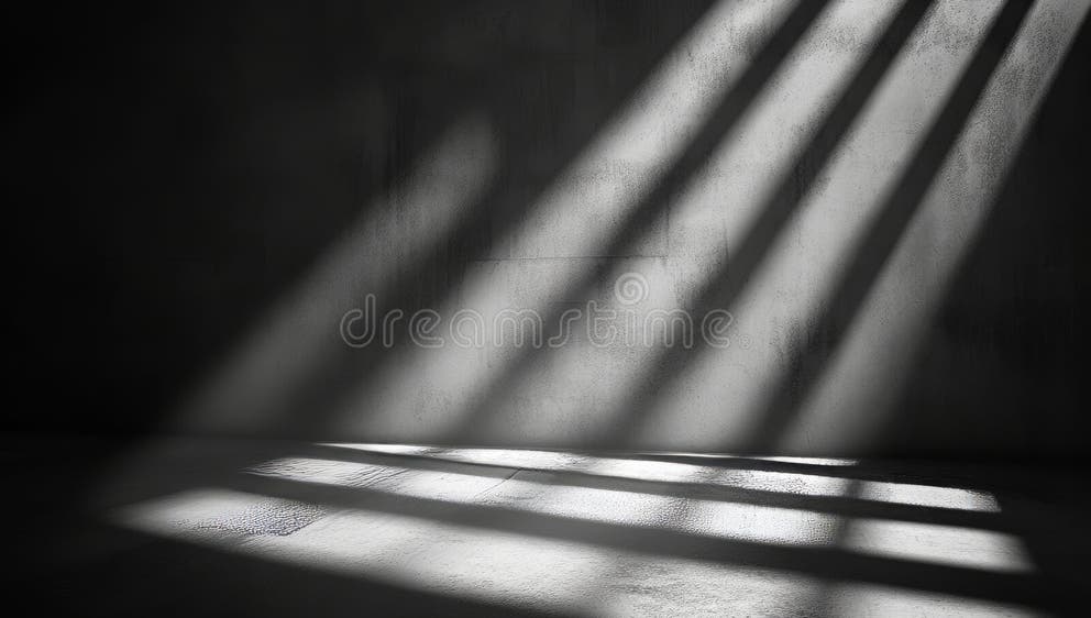 Architectural Image of Empty Space and Shadows in a Minimalist Indoor ...