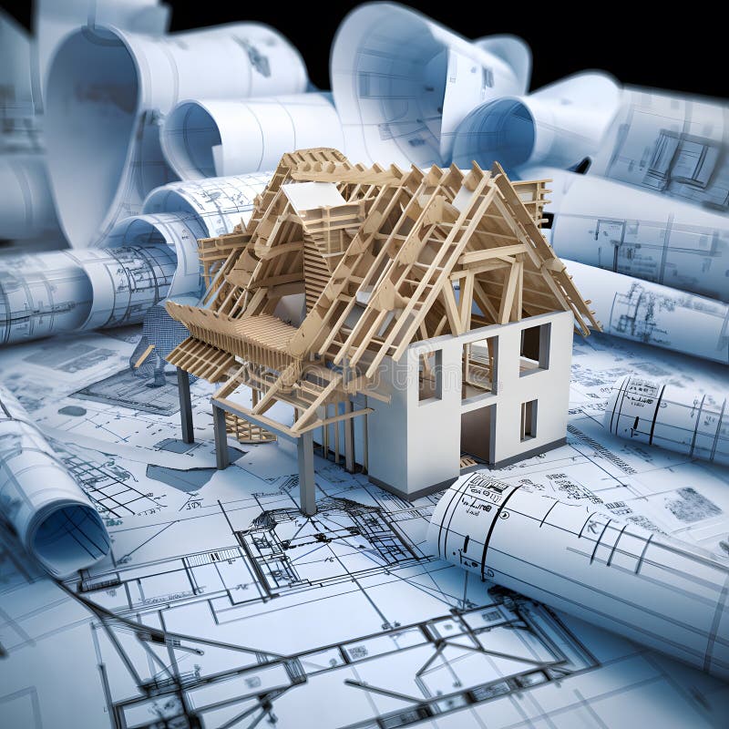 Architectural Innovation Showcased through Detailed Blueprints and 3D ...