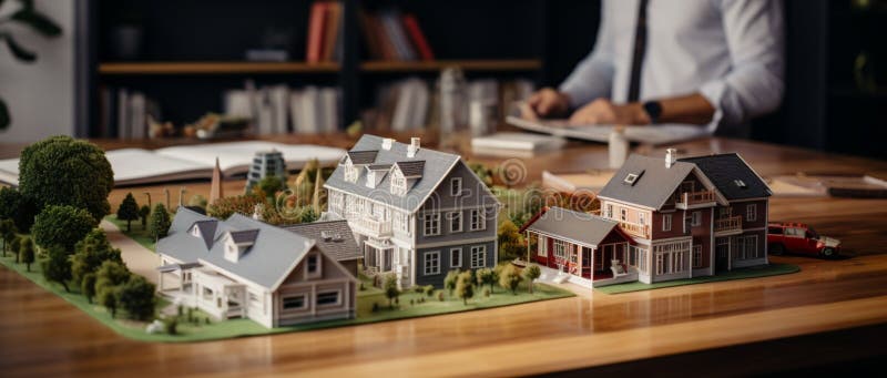 Architectural Insights Scale Model Houses Representing Different ...
