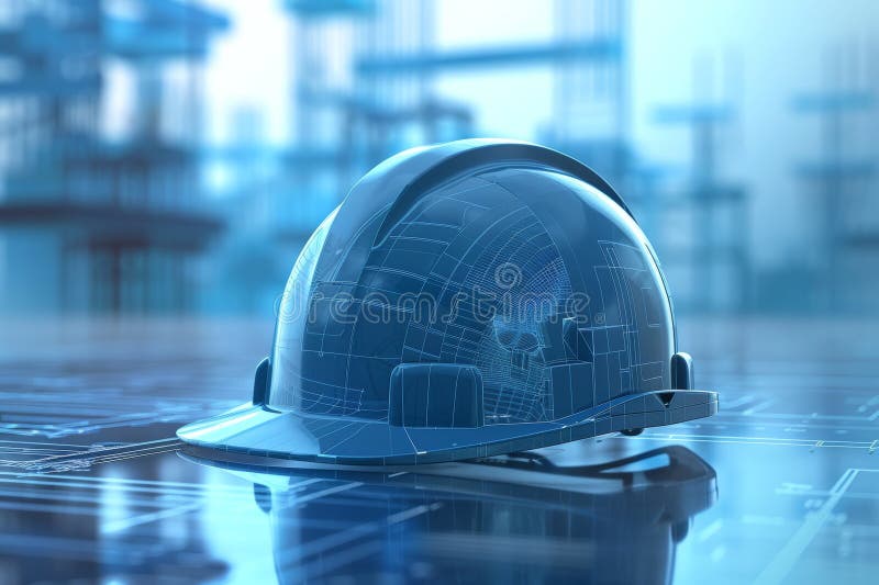 Architectural Inspired Hard Hat Design Concept with Detailed 3d ...