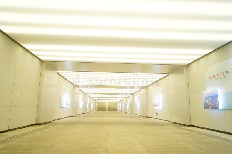 The Architectural Landscape of the Underground Passage Editorial Image ...