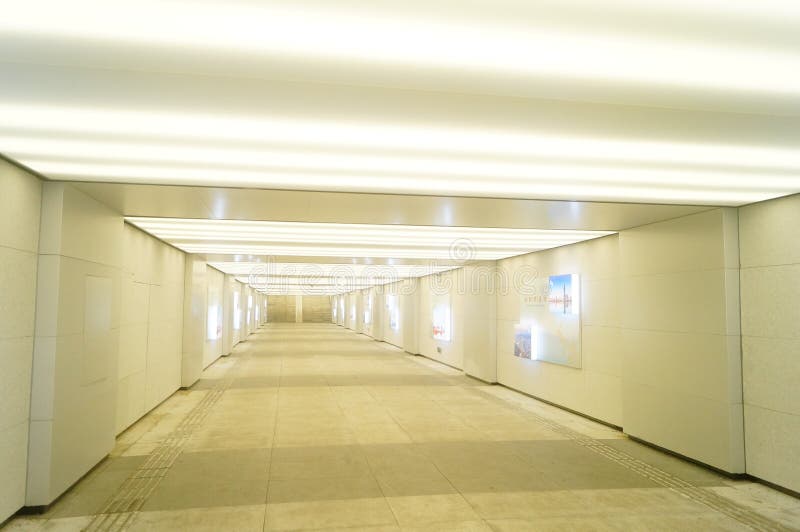 Underground passage editorial stock image. Image of architecture - 75311759