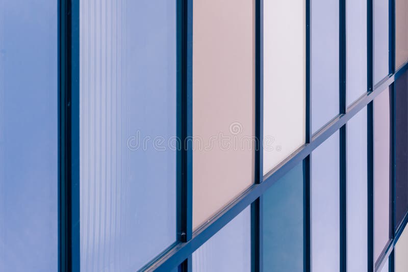 Architectural Detail of Modern High Corporate Building with Glass and ...