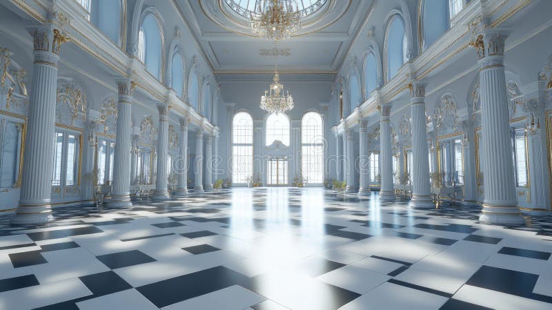 The Architectural Marvel Features an Empty Dome with Intricate Details ...