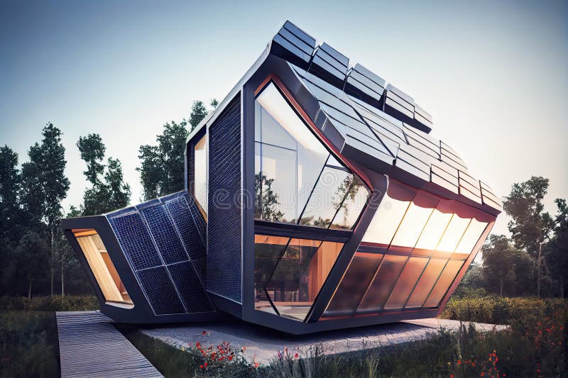 An Architectural Masterpiece House, Nestled in Lush Forest Setting ...