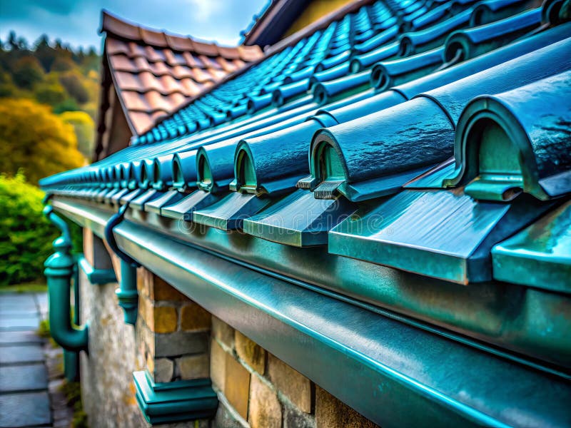 Architectural Masterpiece Seamless Gutter Roof Connection Exquisite ...