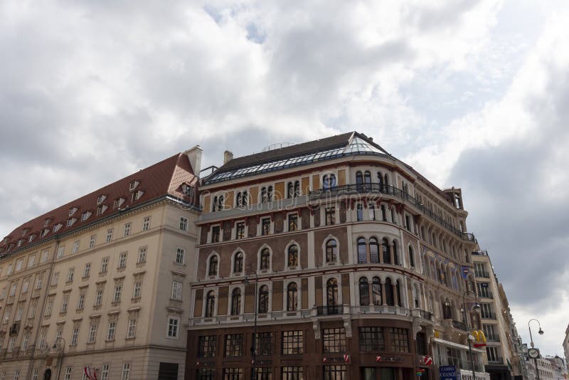Architectural Masterpieces of Vienna. Building on Stephanplatz, Next To ...