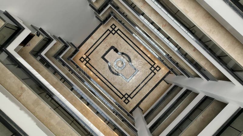 Architectural Mastery: Aerial Perspective of Atrium-Designed Homes in ...