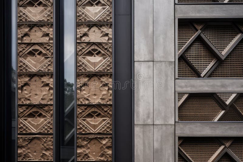 Architectural Material Textures, Close-up, with Details Visible Stock ...