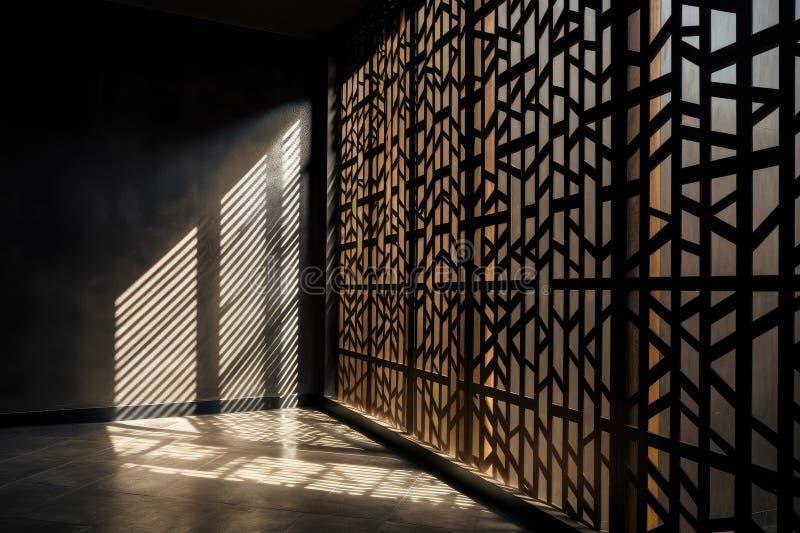 Architectural Materials and Textures with Shadows on the Wall, Creating ...