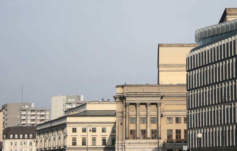 Architectural mess stock image. Image of poland, central - 4704371