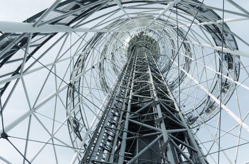 Architectural Metal Structure with Arches Stock Image - Image of ...