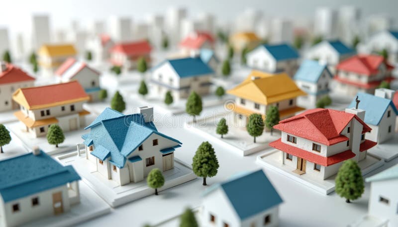 Architectural Model Displays Urban Development with Miniature City ...