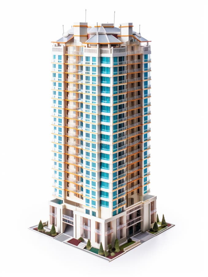 Model High Rise Construction Stock Illustrations – 807 Model High Rise ...