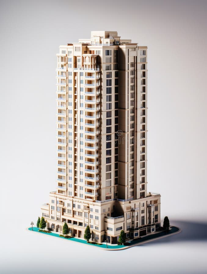 Model High Rise Construction Stock Illustrations – 807 Model High Rise ...