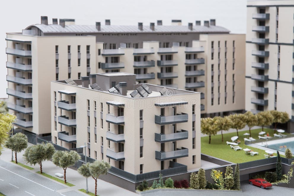 Architectural model stock image. Image of residential - 269458433